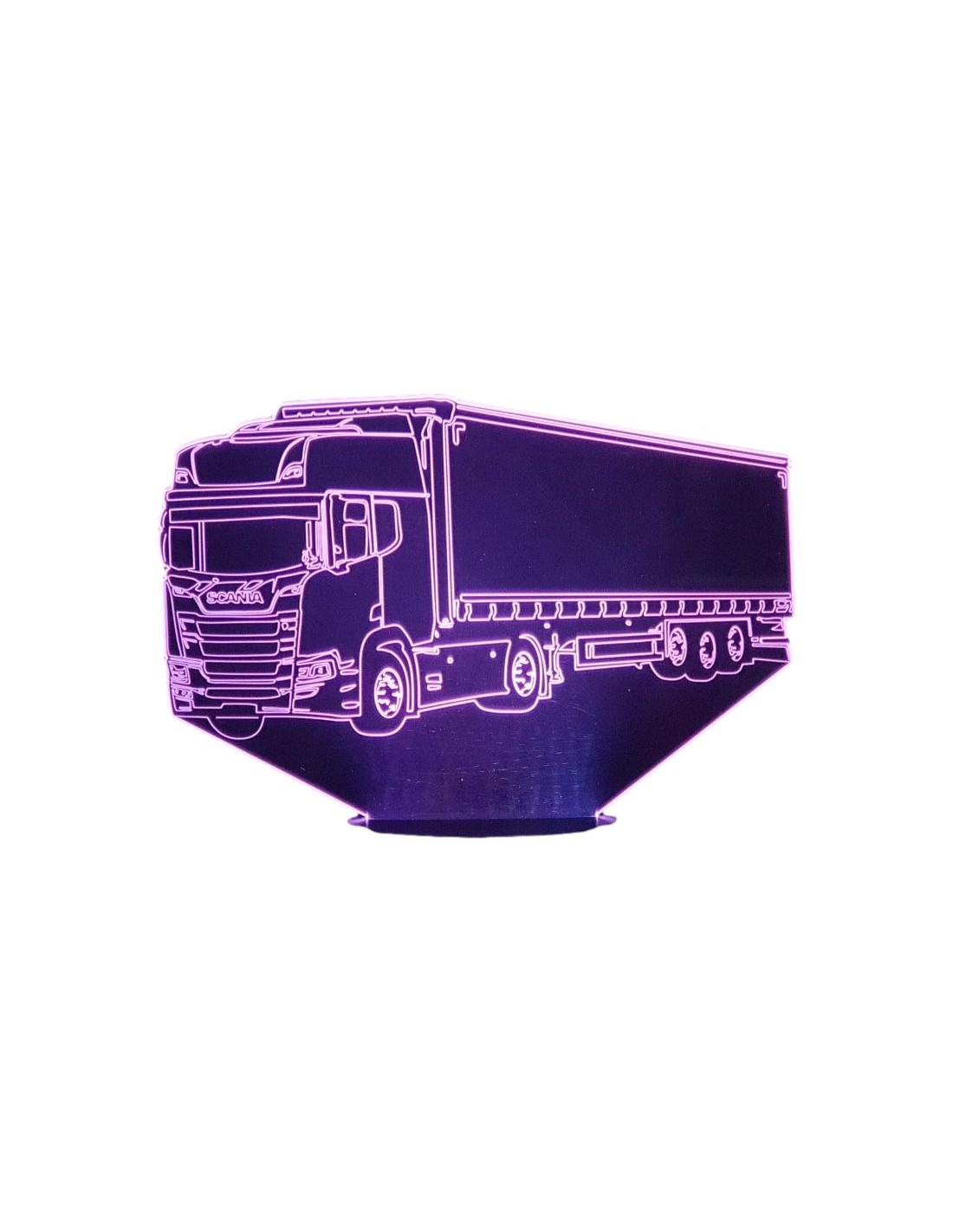 Lampe de chevet Camion Scania LED 3D