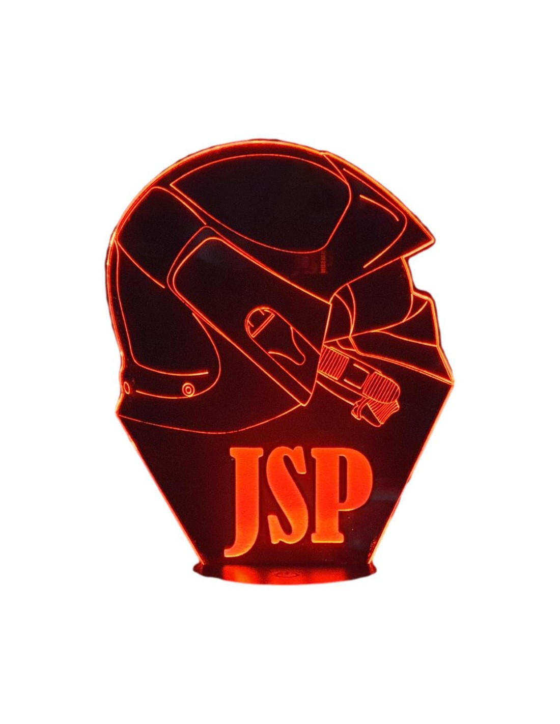 Lampe de chevet Pompier LED 3D | KissKissMetal